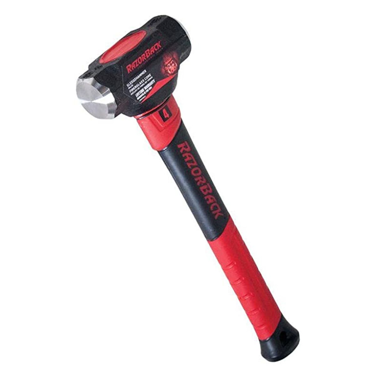 10-LB Razorback Sledge Hammer W/ Fiberglass Handle