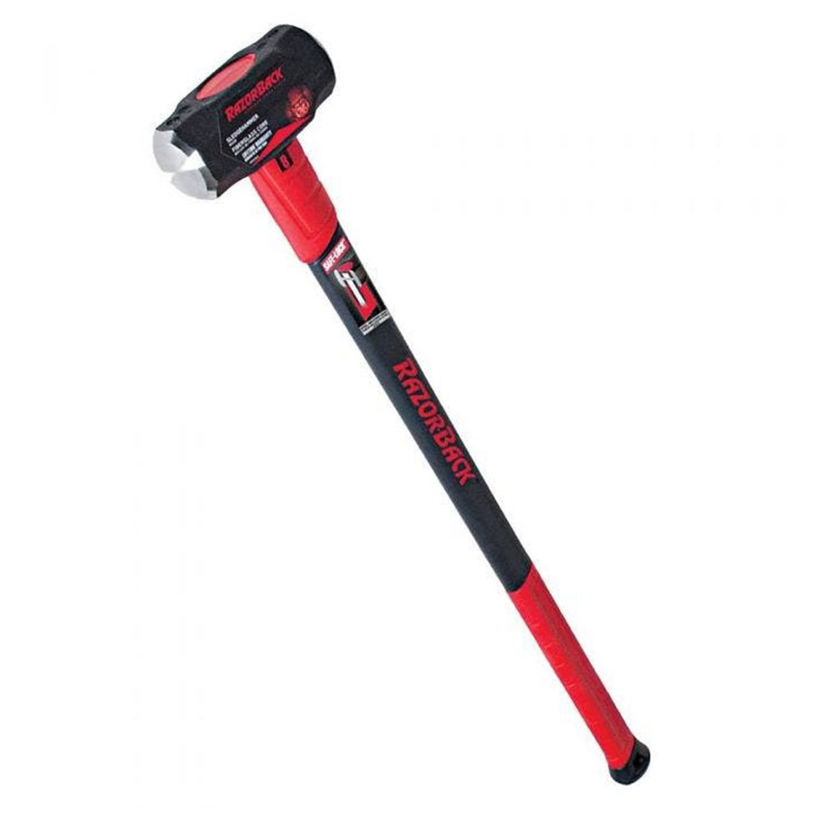 10-LB Razorback Sledge Hammer W/ Fiberglass Handle