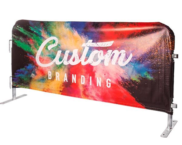 Custom Barricade Covers & Barrier Jackets - signZilla