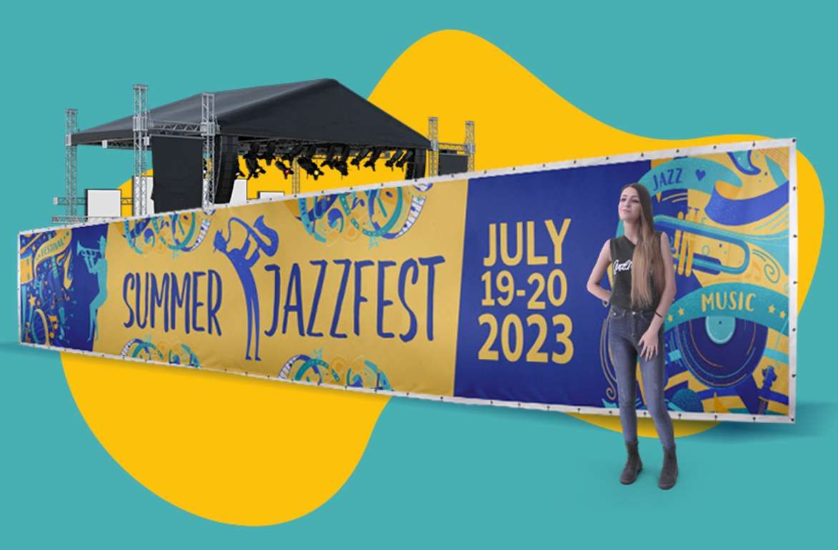 Vinyl Mesh Custom Printed Fence Screen | signZilla