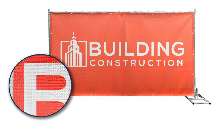 Vinyl Mesh Custom Printed Fence Screen | signZilla Vinyl Mesh Custom Printed Fence Screen | signZilla