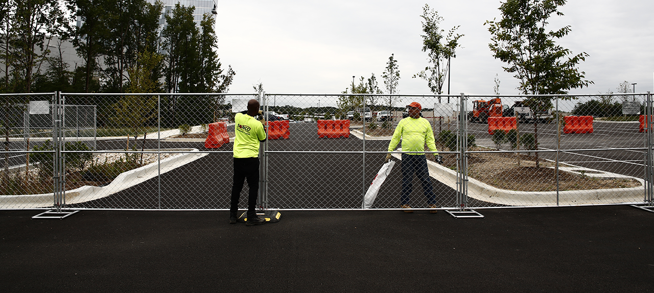 Temporary Fence Panel Extender | SONCO