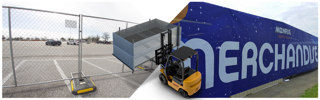 6x12 Inline Chain Link Temp Fence Panel | Truckload Bundle | SONCO