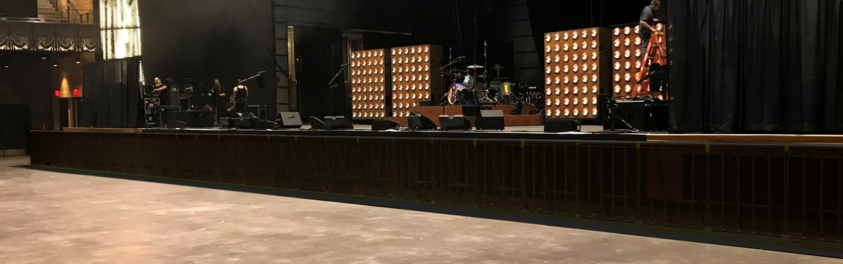 StageGuard A-210 | Cable Path | Concert Barriers – Black | SONCO